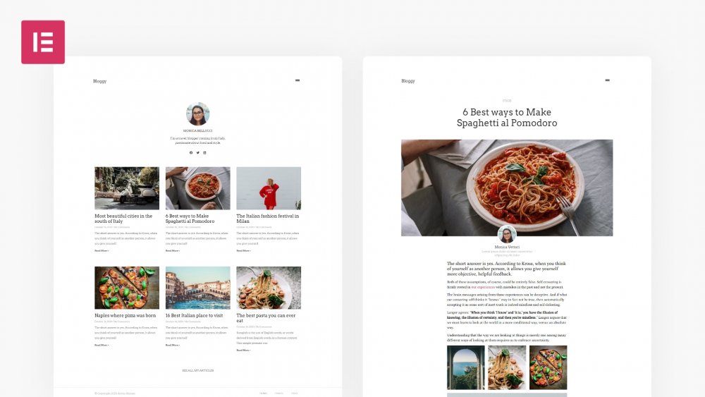 Bloggy - Free Elementor Simple and Clean Blog Template Kit | Wordpress ...